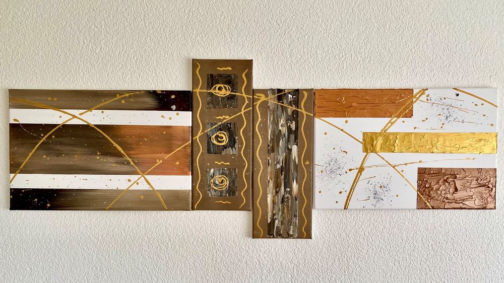 Gemälde Acryl Abstrakt Bild moderne Kunst (Neu (gemäss Beschreibung)) in Aarburg für CHF 25 ...