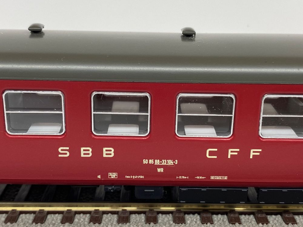 Liliput 875 54 (H0 GS) SBB Leichtstahl-Speisewagen WR (Gebraucht) in Zürich für CHF 25 – mit ...