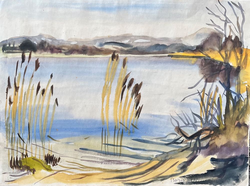 Boris Hellmann (1905-1975) Landschafts Aquarell (Gebraucht) in Hochdorf für CHF 5 – mit ...