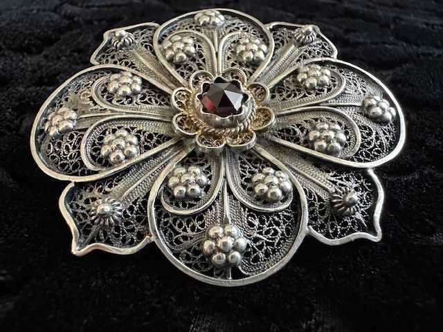 Tracht, Trachtenschmuck, Trachtenbrosche, Silber | Kaufen auf Ricardo