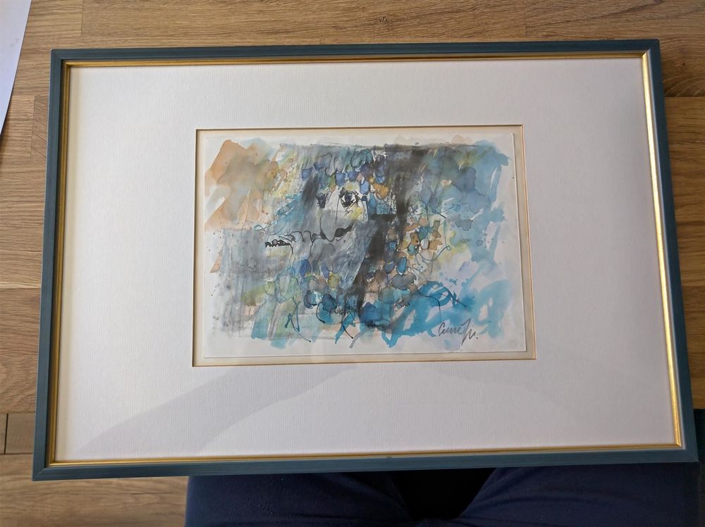 Aquarell Basler Fasnacht, Waggis | Kaufen auf Ricardo