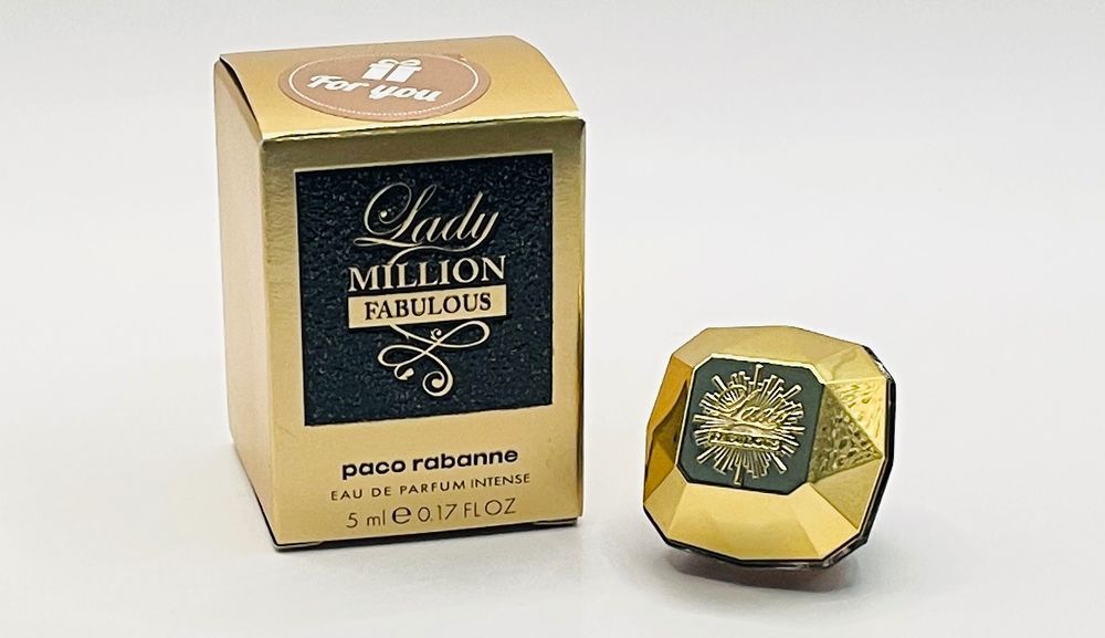 Miniature Paco Rabanne Lady Million Fabulous EDP Intense 5ml (Gebraucht ...