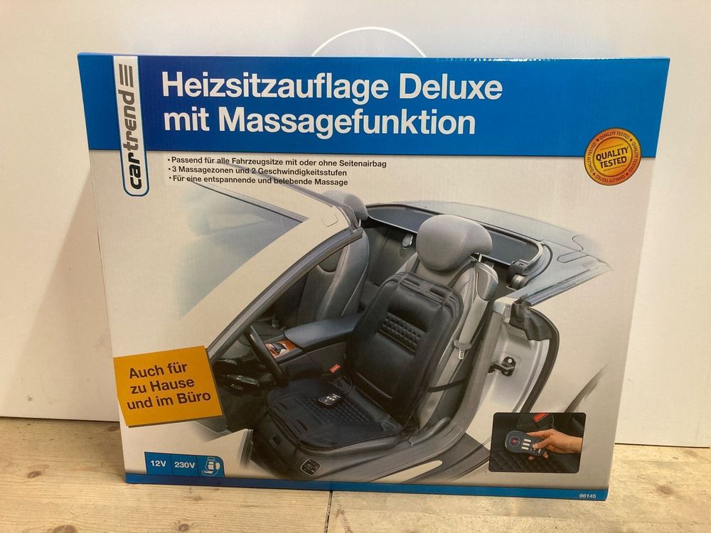 Cartrend Auto Heizsitzauflage Delux mit Massagefunktion (Neu und ...