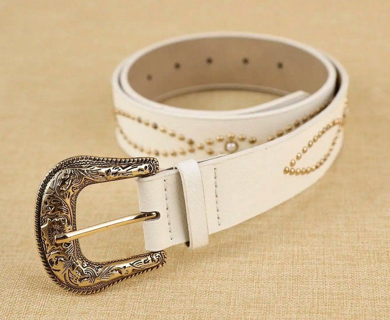 Gürtel Rivet Creamy Wave - Ceinture Rivet Creamy Wave (Neu und ...