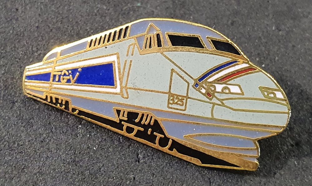 V990 - Pin Lokomotive SNCF TGV 325 / 515.3 KM/H 18.05.90 (Gebraucht) in Reinach BL für CHF 4 ...