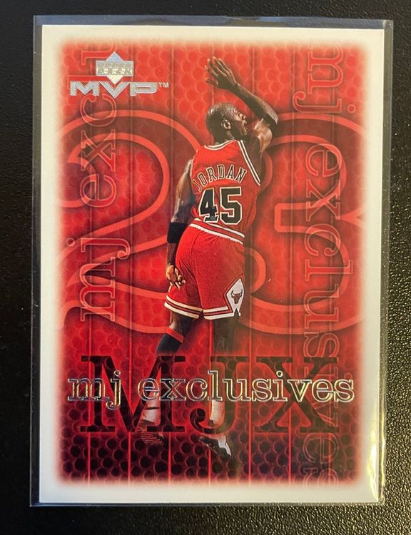 NBA Michael Jordan 99-00 MVP MJ exclusives #45 card (Neu (gemäss ...