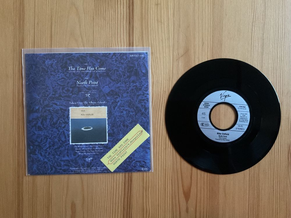 Single 7’’ - Mike Oldfield / The Time As Come (Gebraucht) in Ocourt für ...