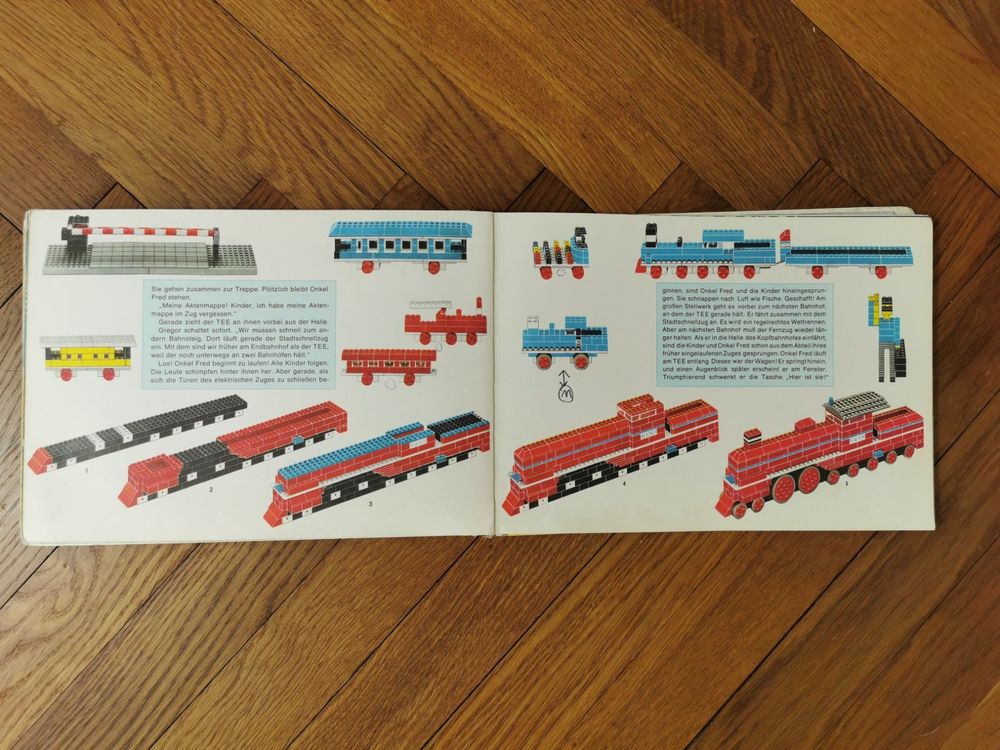 Seltenes Lego System Buch "Wir bauen mit Lego" 239 von 1966 (Gebraucht ...