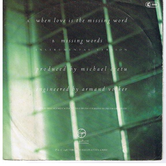 Cretu & Thiers: When Love Is The Missing Word 7" (Gebraucht) in ...