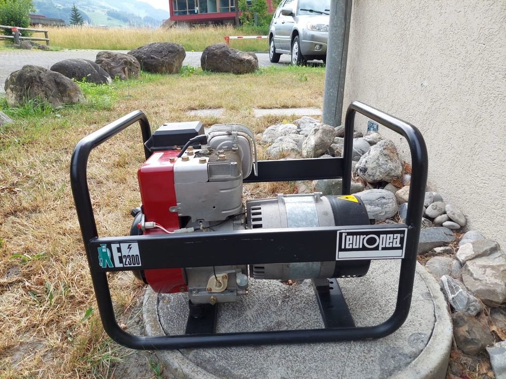 Stromgenerator l'europea E 2300 mit Briggs & Stratton Motor (Gebraucht) in Grüsch für CHF 100 ...