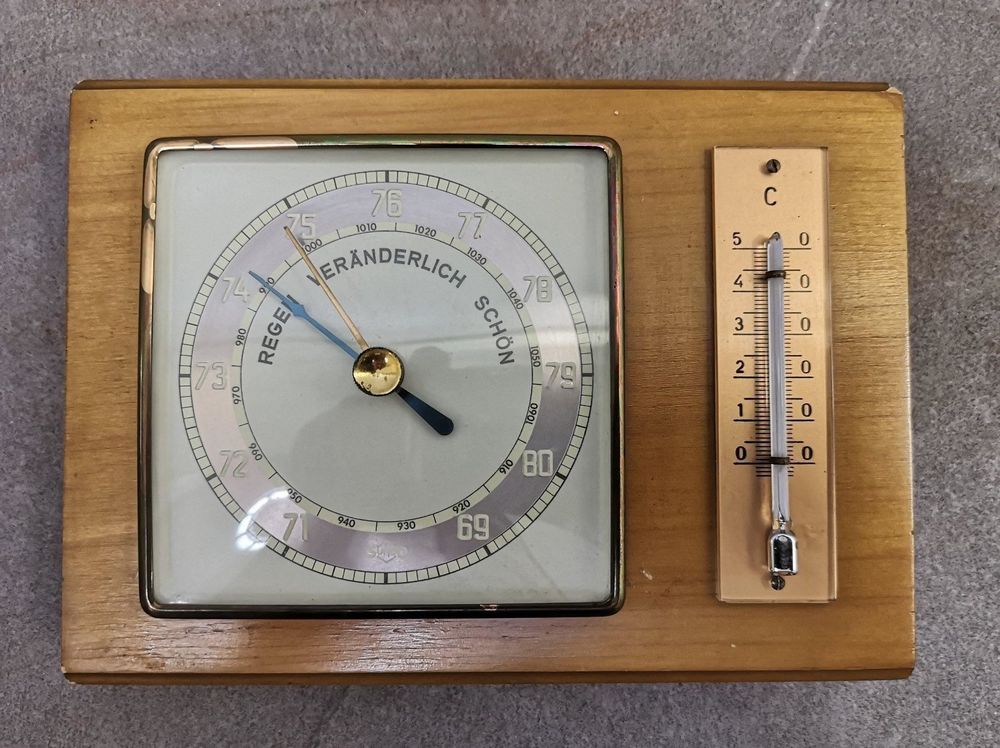 Sundo Barometer mit Thermometer. 1970er | Kaufen auf Ricardo