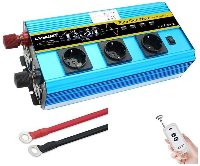 2500W/5000WP Wechselrichter 12VDC / 230VAC [reiner Sinus] (Neu und originalverpackt) in Küsnacht ...