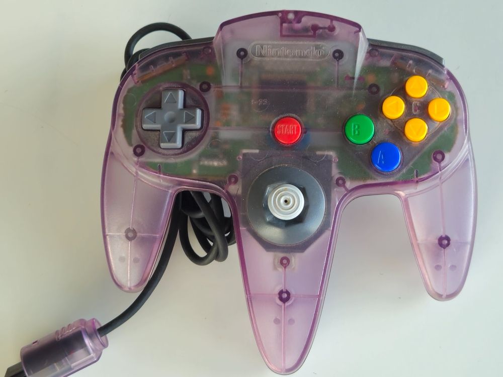 Kontroller Nintendo 64 Atomic Purple original (N64) | Kaufen auf Ricardo