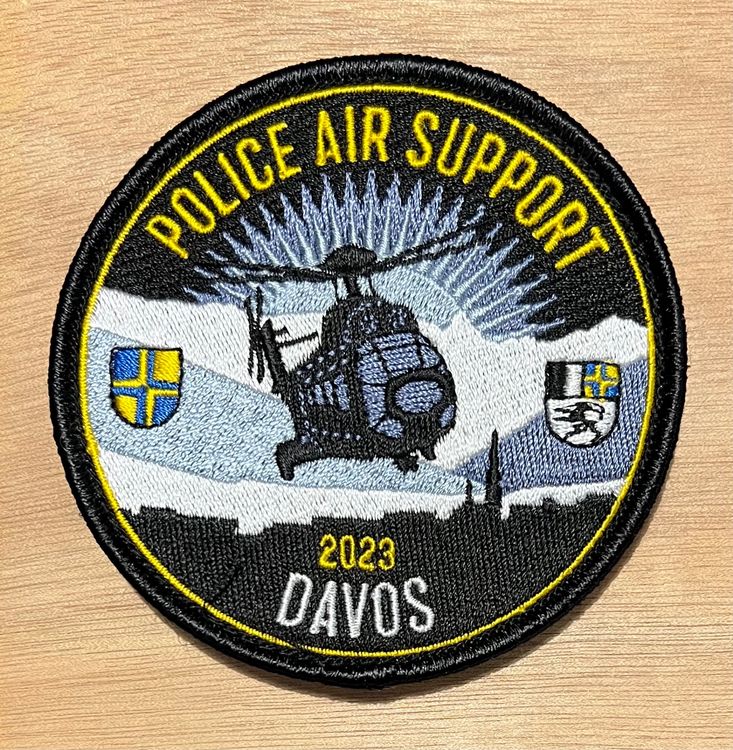WEF Police Air Support Patch 2023 (Neu (gemäss Beschreibung)) in Zürich für CHF 25 – mit ...