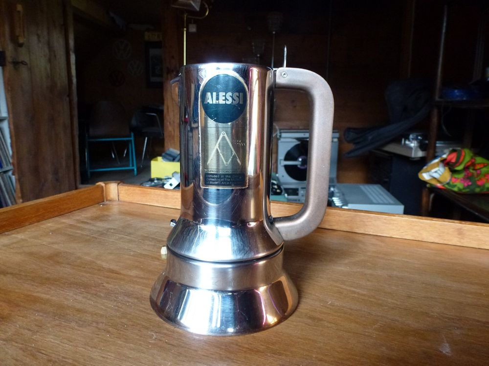 Vintage Alessi Designer Espresso Kaffeemaschine (Gebraucht) in ...