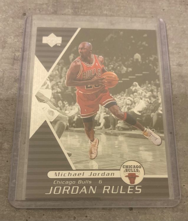 NBA Michael Jordan The Jordan Rules Silver Card (Neu (gemäss ...