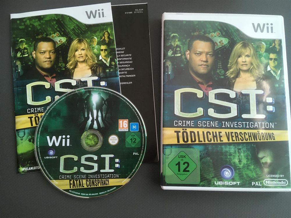 CSI TÖDLICHE VERSCHWÖRUNG / NINTENDO WII (Gebraucht) in St.Gallen für ...