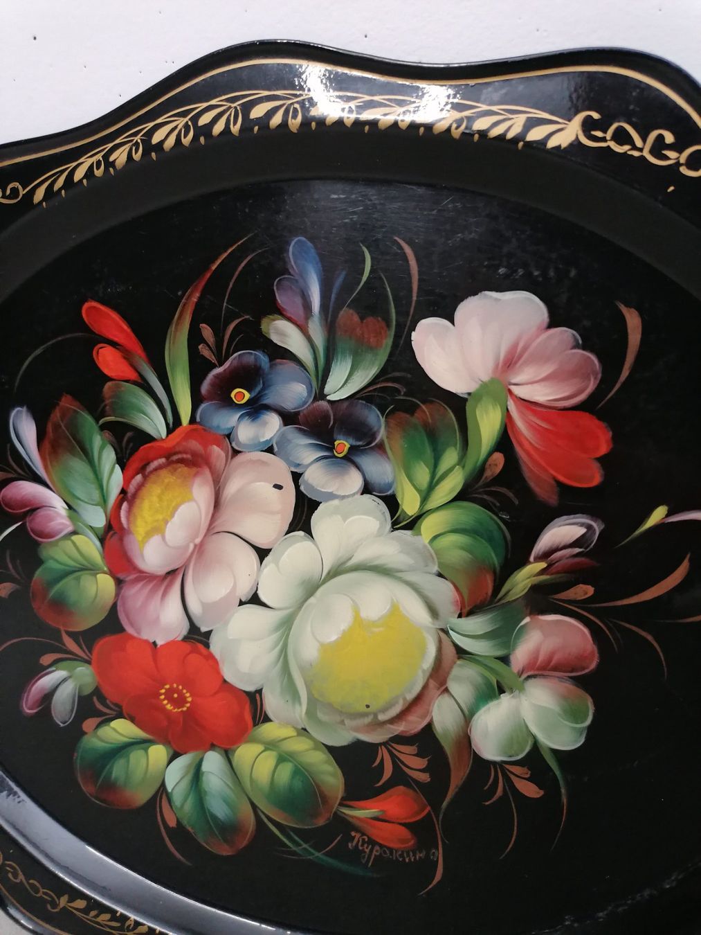 Plateau avec fleurs (D'occasion) à Fribourg pour CHF 20 – avec ...