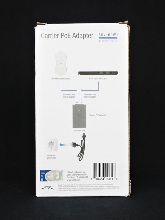 Ubiquiti Carrier PoE Adapter 50V-60W (Gebraucht) in Pratteln für CHF 1 ...