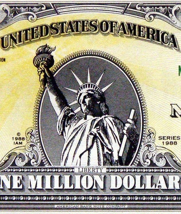 original 1 MILLION DOLLAR BILL 1988 (Neu und originalverpackt) in Lohn ...