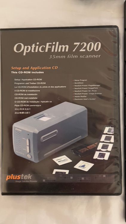 Plustek Filmscanner OpticFilm 7200 mit Silverfast SE (Gebraucht) in ...