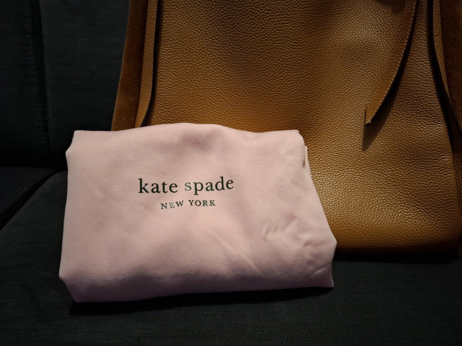 Kate Spade New York Knott Leather & Suede Shoulder Bag (Neu (gemäss ...