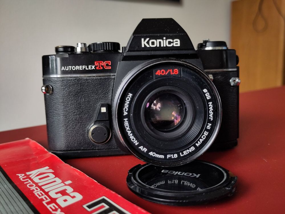 Konica Autoreflex TC with Hexanon AR 40mm f1.8 pancake lens | Kaufen ...