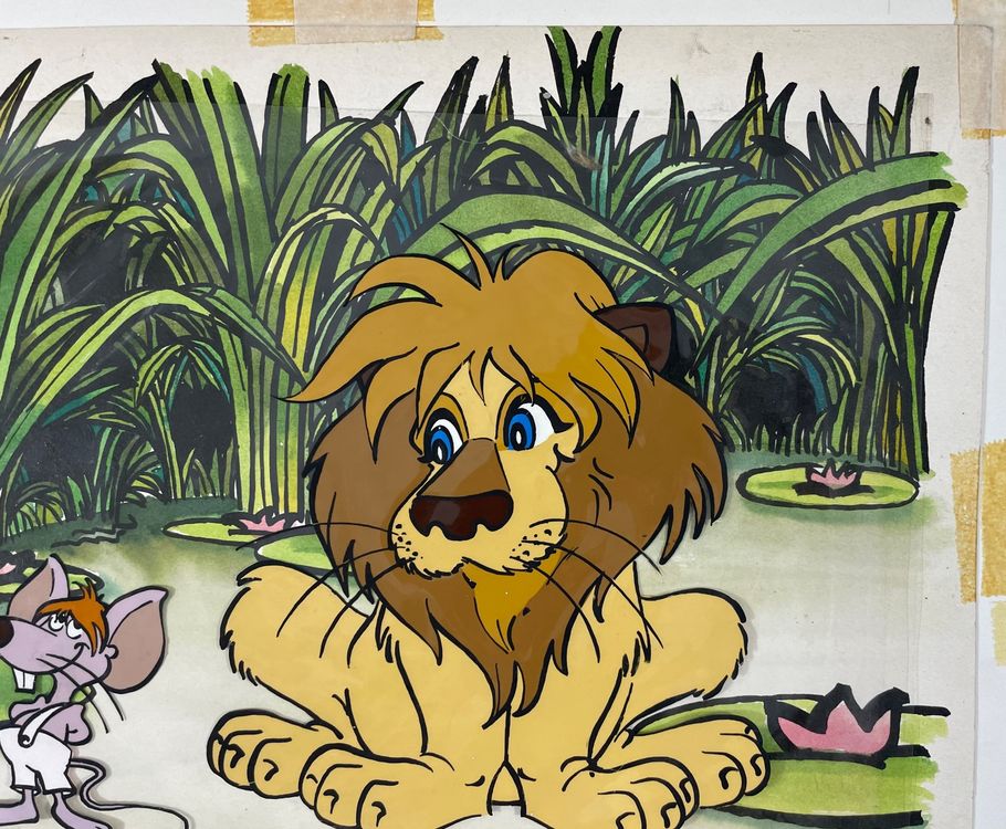 3D Mischtechnik Collage von einem Löwe mit Maus (Gebraucht) in für CHF ...