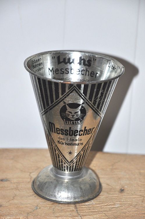 alter MESSBECHER Luchs aus Blech (Gebraucht) in Boll für CHF 8 – mit ...