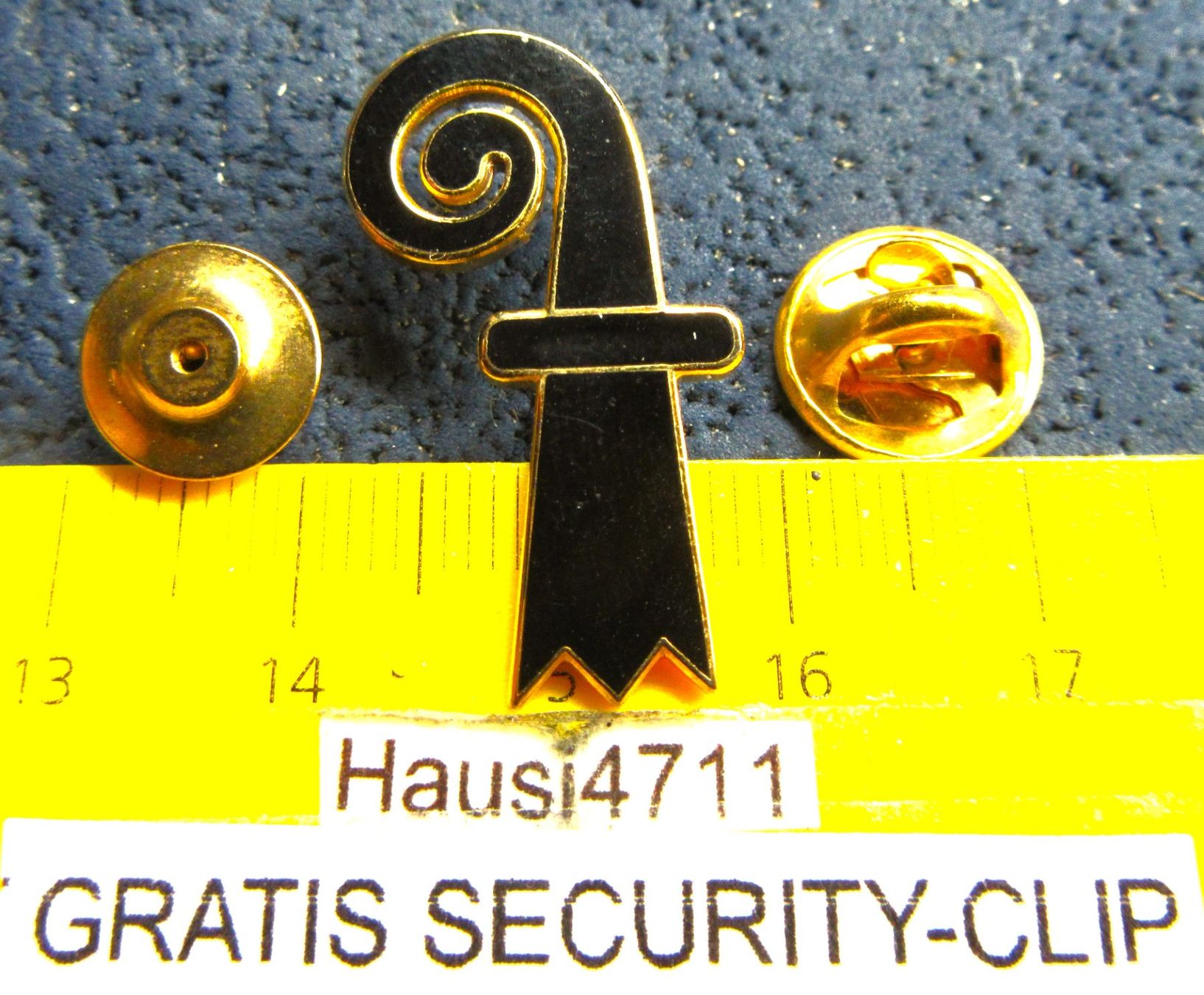BASEL PIN BASEL-STAB LOGO SCHMUCK-PIN ENAMEL GOLDIG (Gebraucht) in ...