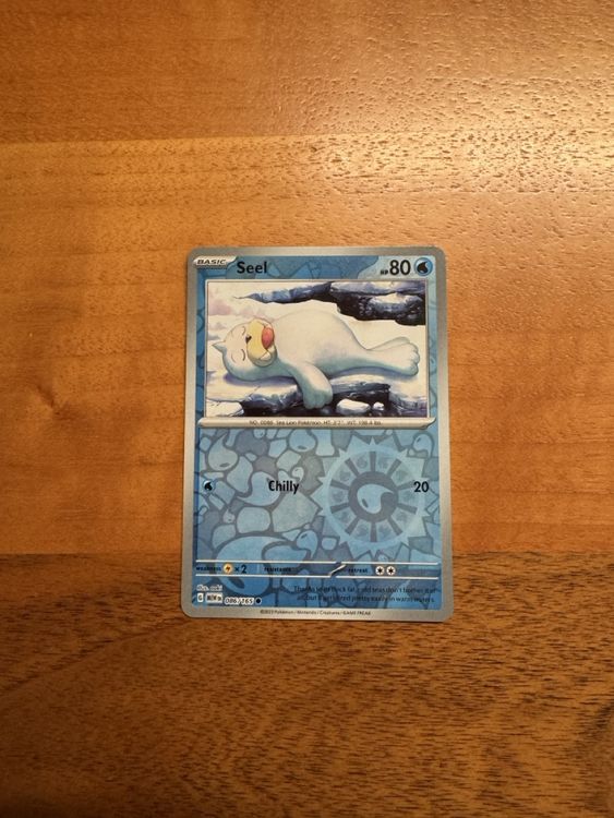 Pokemon MEW 151 EN Seel 086/165 Reverse Holo (Neu (gemäss Beschreibung ...