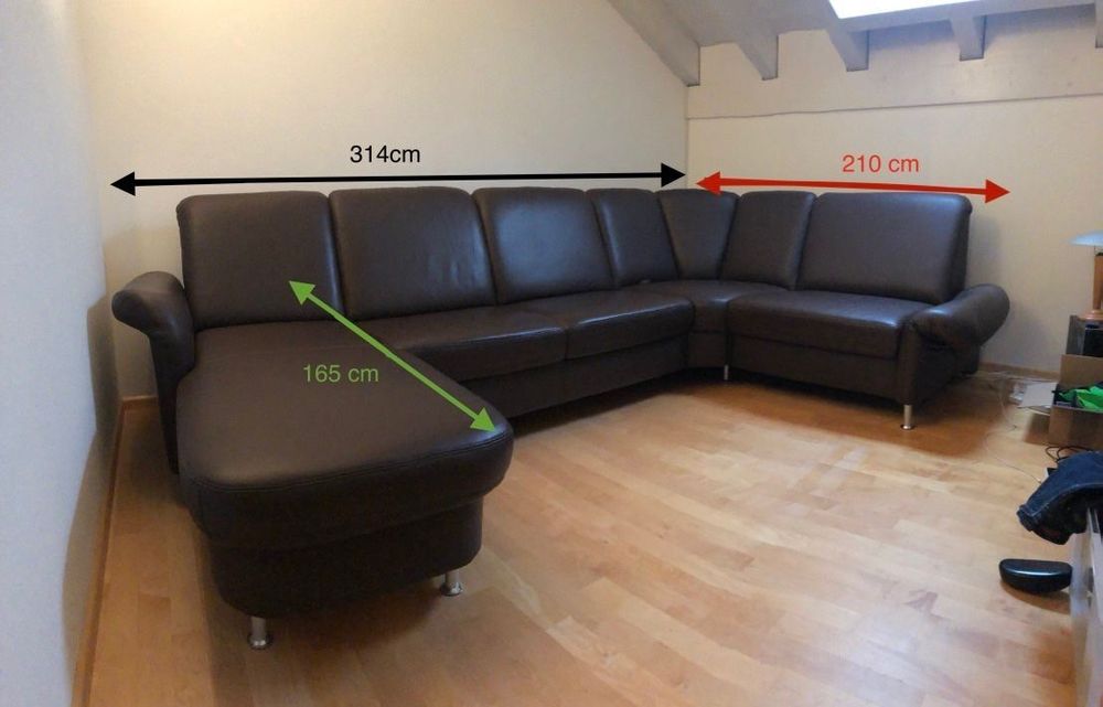 Ledersofa / Ledercouch | Kaufen auf Ricardo