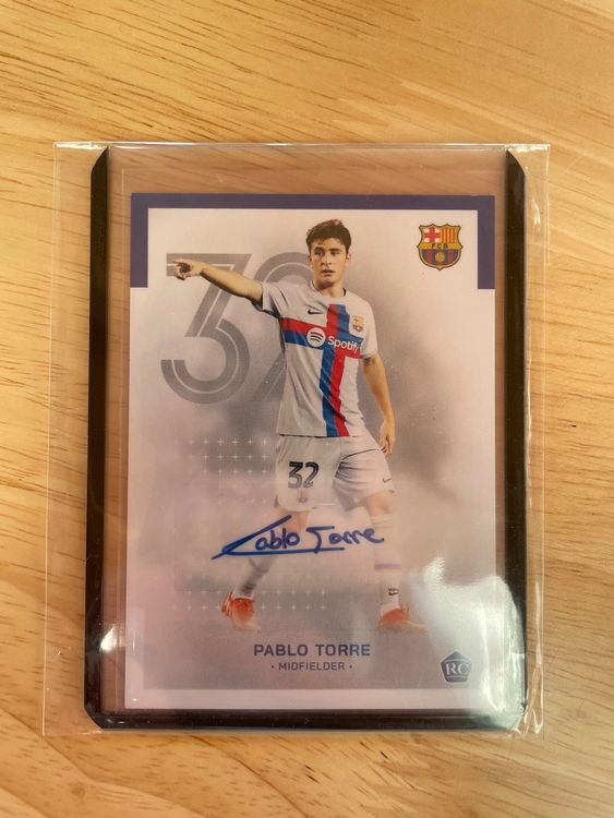 Topps Pablo Torre RC Autogramm Fc Barcelona (Neu (gemäss Beschreibung ...