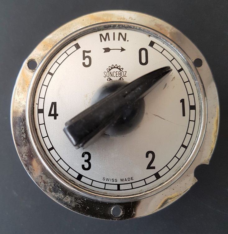 Sonceboz Swiss made ancienne montre minuterie - alte Zeituhr | Kaufen ...