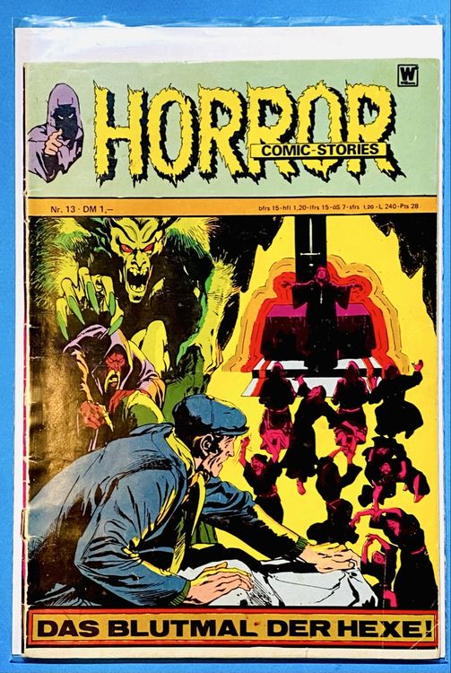 Horror Comic-Heft Nr. 13, 1970er Jahre (Gebraucht) in Zuerich für CHF 9 – mit Lieferung auf ...