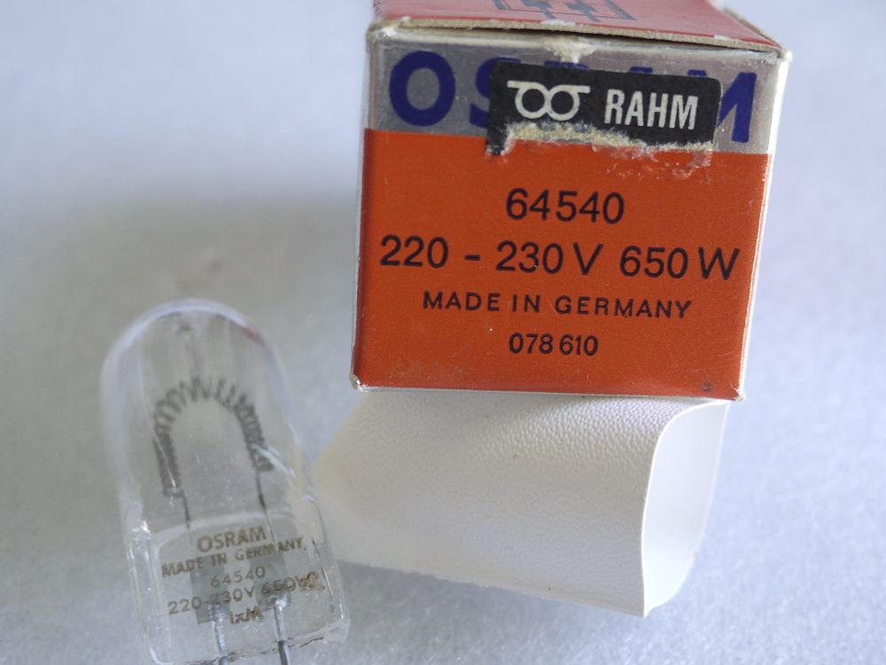 Osram 64 540 64540 230 V 650 W (Neu und originalverpackt) in Egg b ...
