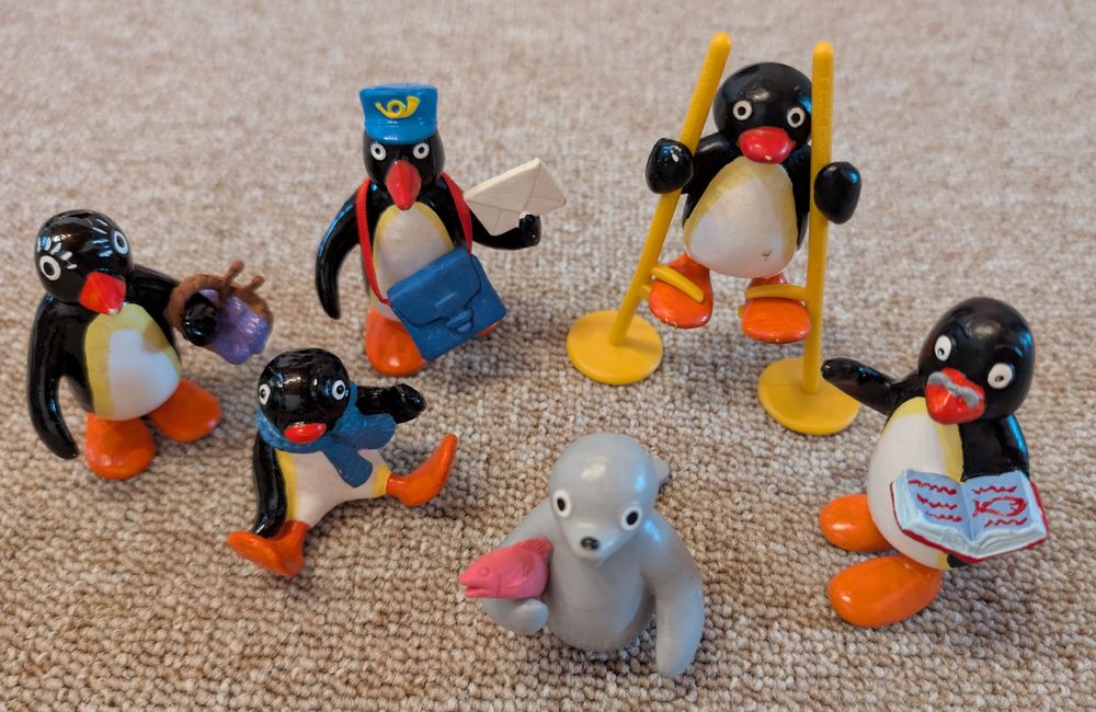 Pingu Figuren 90er Jahre (Gebraucht) in Itingen für CHF 52 – mit ...