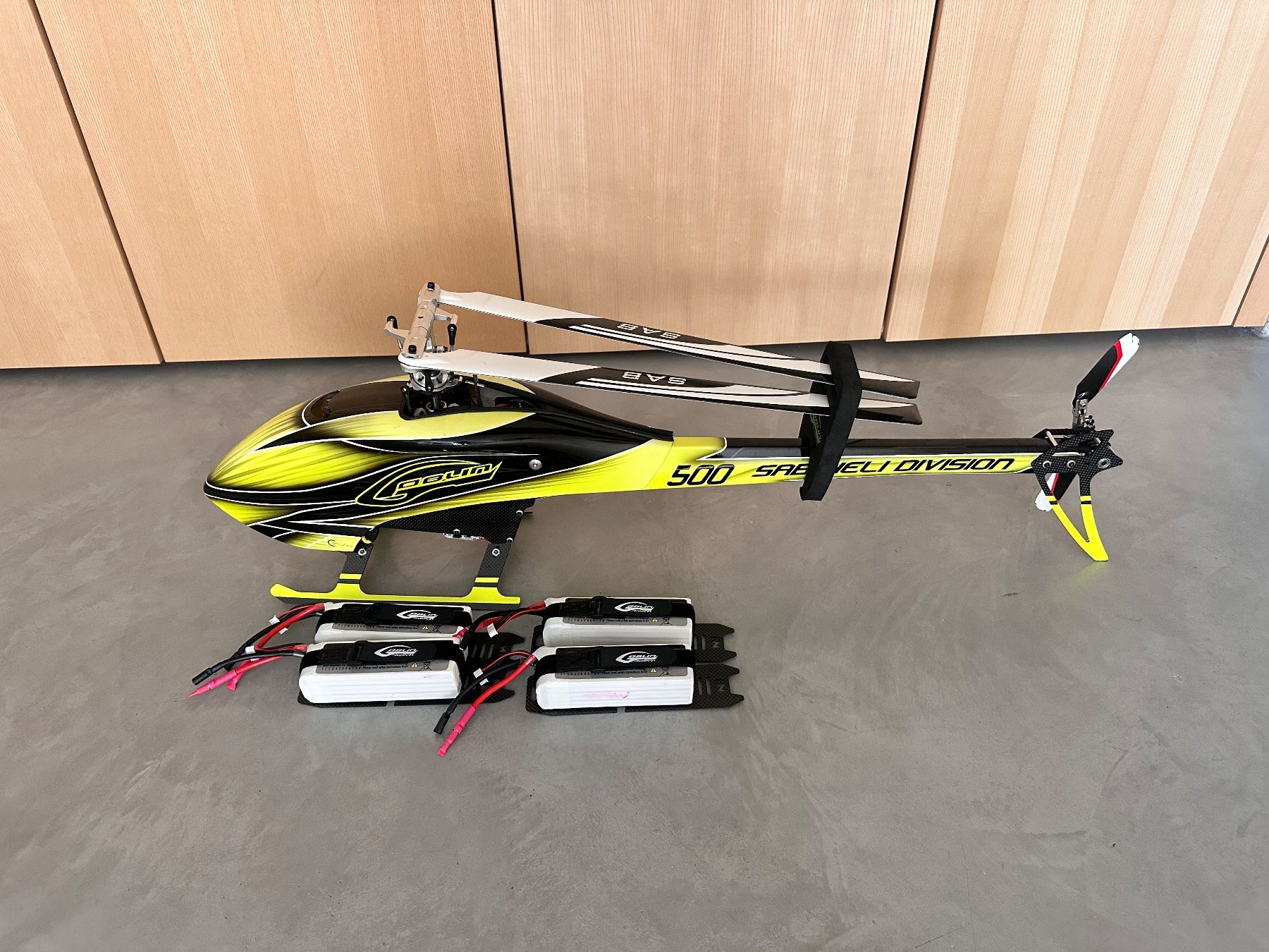SAB Goblin 500 Komplet mit 4x 6s 4000mAh Akkus (Gebraucht) in ...