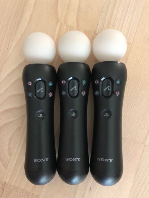 Sony PS Move Controller 3 x (Gebraucht) in Winterthur für CHF 30 – mit ...