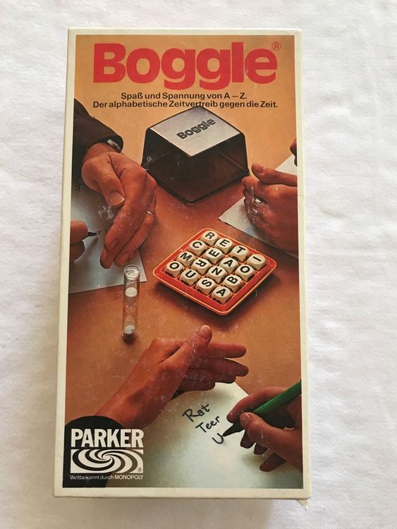 Boggle das Spiel aus dem Hause Parker von 1978 | Kaufen auf Ricardo