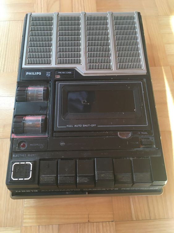 Retro Kassettenrecorder Philips N2213, Vintage 70er Jahre | Kaufen auf ...