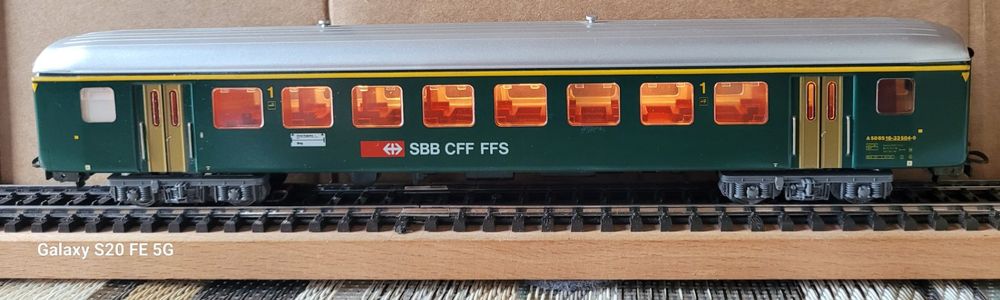 Märklin H0 Pers-.Wagen 4066 mit Inneneinrichtung Beleuchtung (Gebraucht) in Tägerwilen für CHF ...