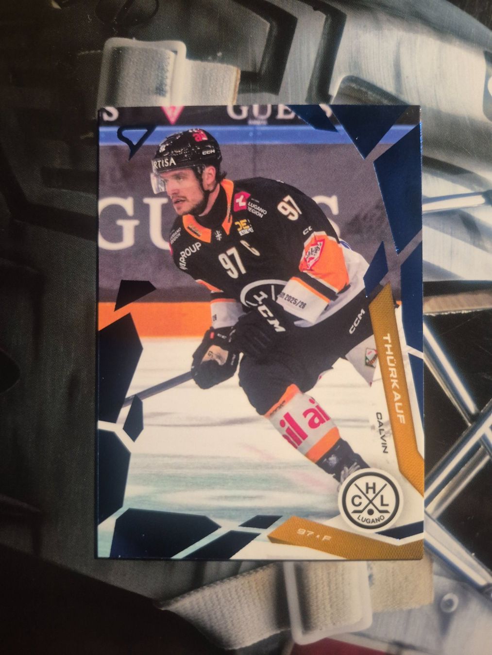 Calvin Thürkauf HC Lugano 2025/26 Sportzoo Blue (Gebraucht) in Treiten ...
