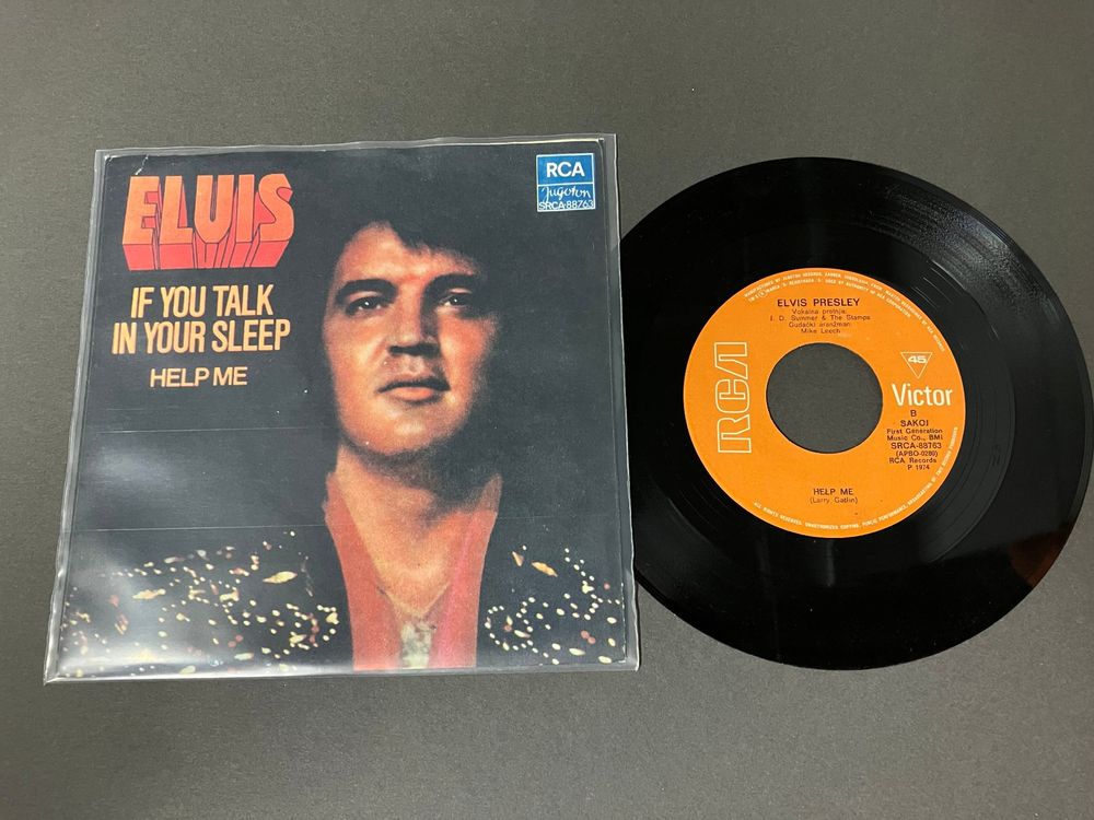 Elvis Presley / Single Help Me / Jugoslawien RAR (Gebraucht) in ...