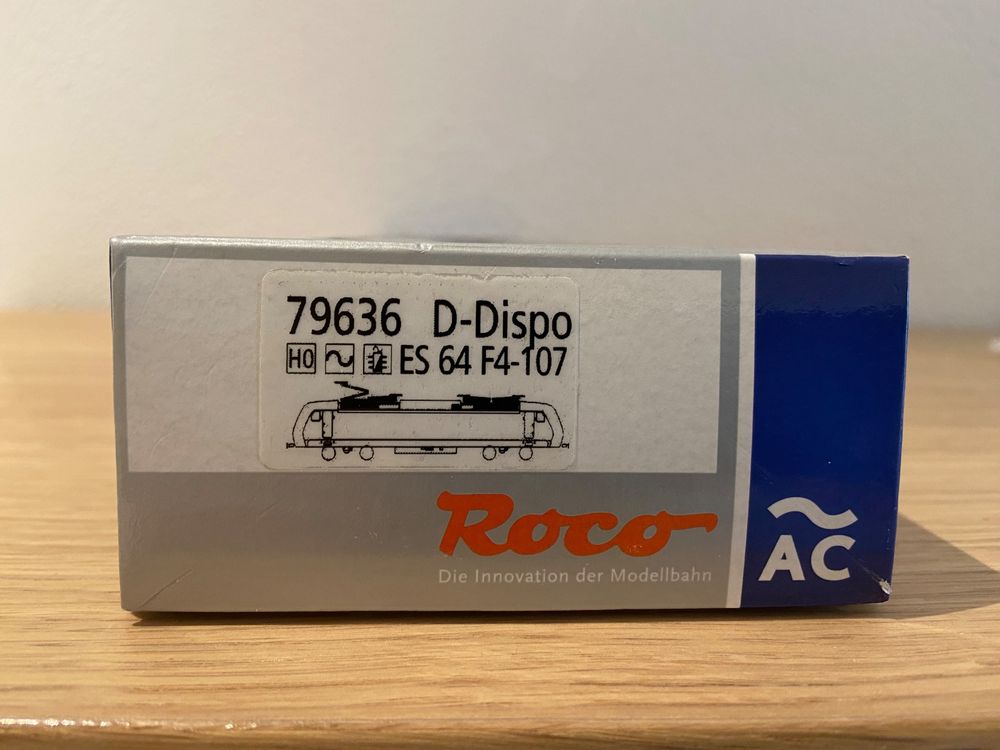 Roco 79636 - ES 64 F4-107 SBB Cargo International (AC + mfx) (Gebraucht ...