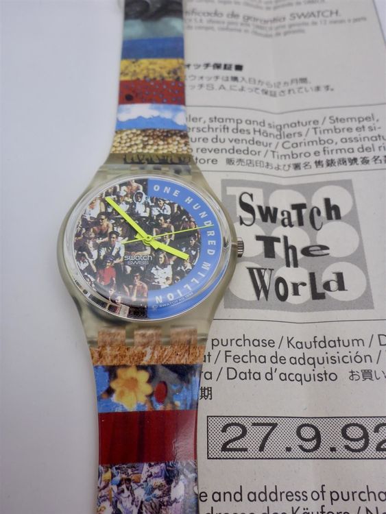 * SWATCH PEOPLE GZ126 * MIT ORIGINALBOX * WIE NEU ! * 1992 * (Neu ...