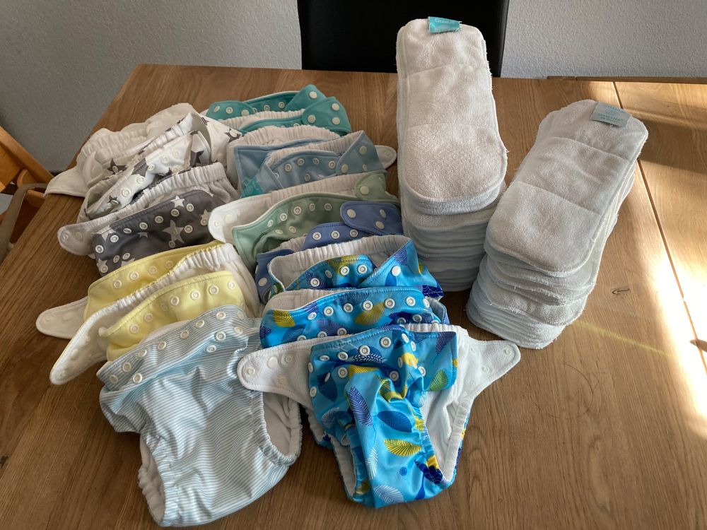 Charlie Banana Stoffwindeln (XS-L) + Bambino Mio Windeleimer | Kaufen ...