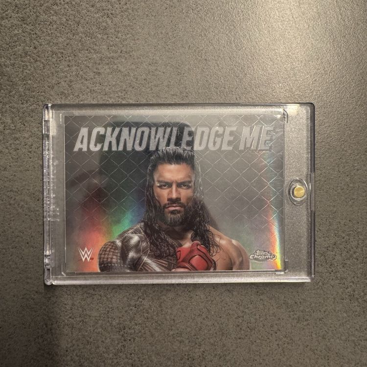 Roman Reigns Persona Case Hit! ACKNOWLEDGE ME -WWE (Gebraucht) in ...