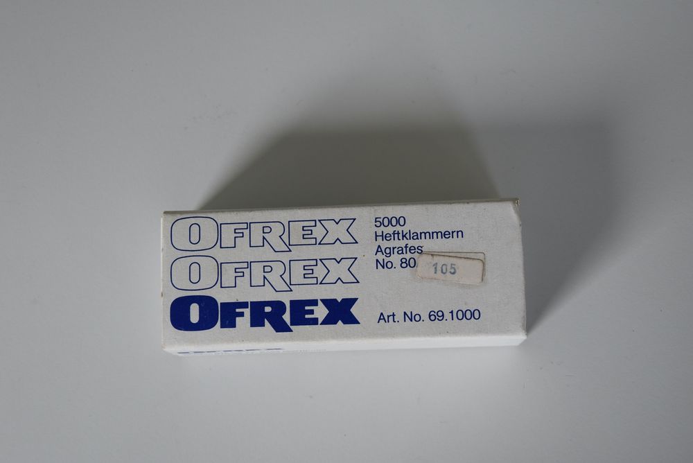 fast 5'000 Heftklammern OFREX | Kaufen auf Ricardo