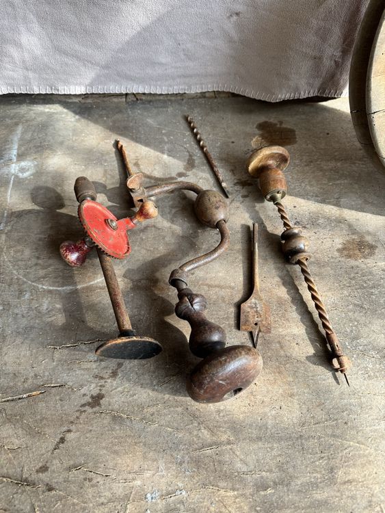 Antike Handbohrer & Bohrer, Vintage Werkzeug, Retro (Gebraucht) in ...